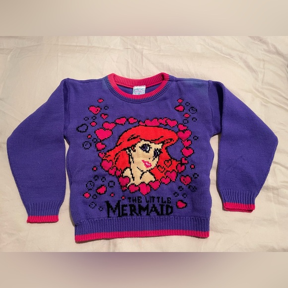 Disney | Shirts & Tops | Vintage Disney Little Mermaid Ariel Girls ...